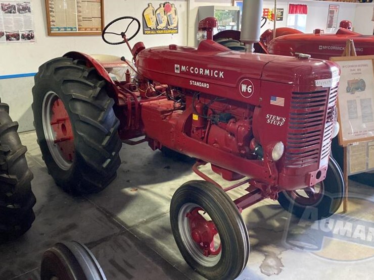 McCormick W6 Standard - Lot #121, Stew Paquette IH Museum - Early Model ...
