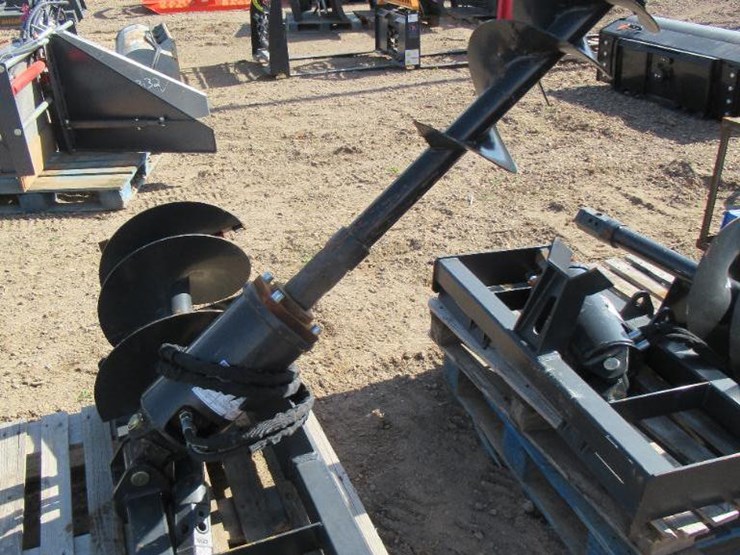 #1720D • Wolverine Skid Steer Mount Auger with (2) Bits - Lot #1720D ...