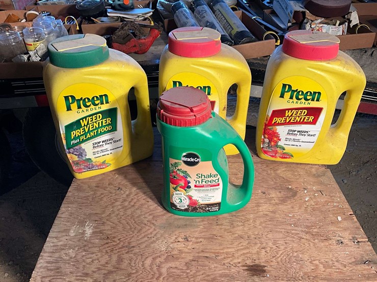 Flat of Preen weed preventer by HM Auction Group - Auction Resource