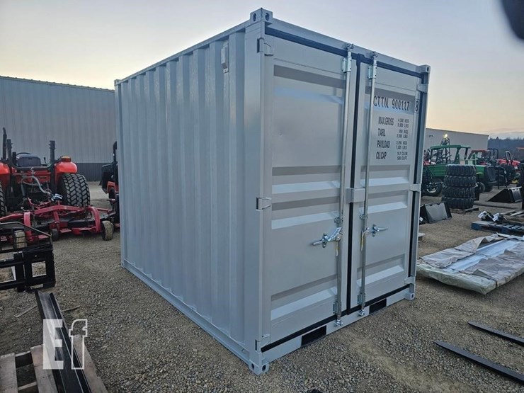 10' OFFICE CONTAINER W/ DOOR & WINDOW by Powers Auction Service ...