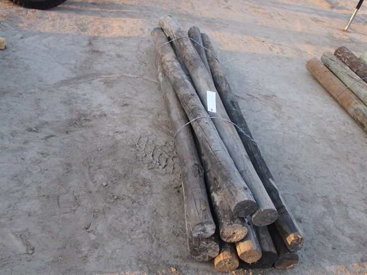 #700 • 8ft Creosote Fence Posts by Kerr Auction - Auction Resource