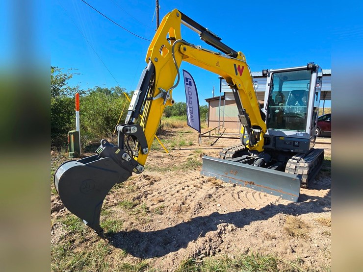 2025 Wacker Neuson EZ50 Zero Tail Excavator Extremely Low Hours by ...