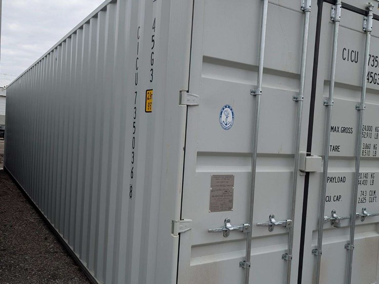 40FT High Cube Container - 2 side doors - CICU735036 by Aumann Auctions ...
