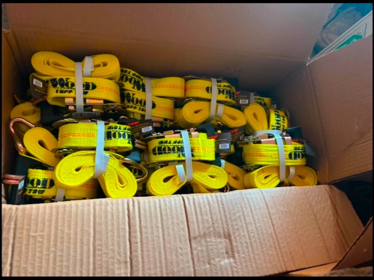 #833 • 20- 1 1/2” X 15’ Ratchet Straps by Van Massey Auction & Realty ...