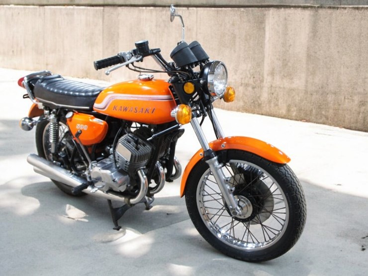 1972 Kawasaki H1 500 Triple Motorcycle by Wilkinson Auction & Realty ...