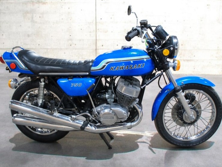 1972 Kawasaki H2 Triple Motorcycle by Wilkinson Auction & Realty ...