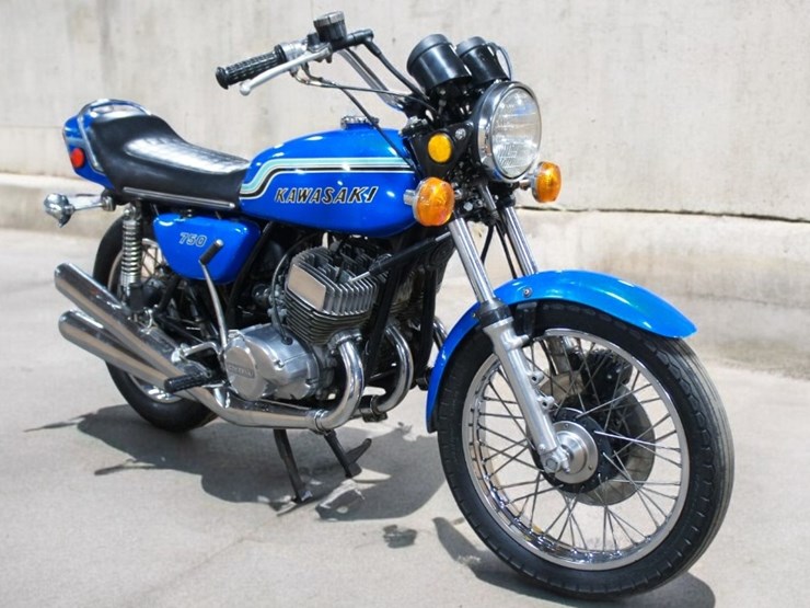1972 Kawasaki H2 Triple Motorcycle by Wilkinson Auction & Realty | Auction Resource