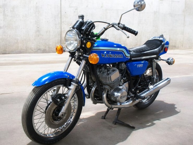 1972 Kawasaki H2 Triple Motorcycle by Wilkinson Auction & Realty ...