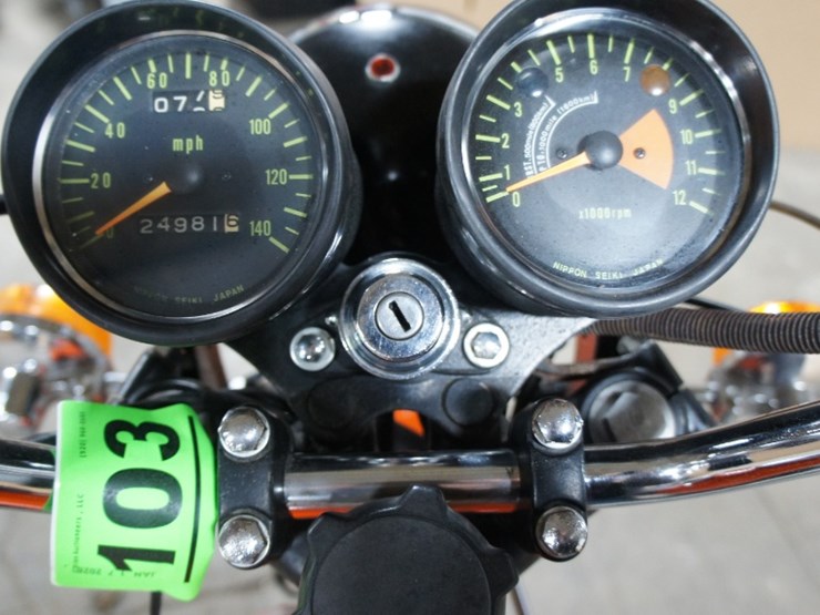 1972 Kawasaki H1 500 Triple Motorcycle by Wilkinson Auction & Realty ...