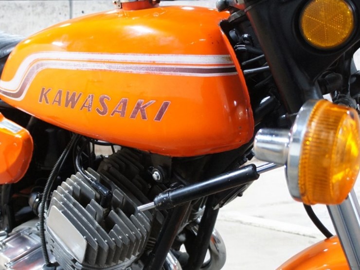 1972 Kawasaki H1 500 Triple Motorcycle by Wilkinson Auction & Realty ...