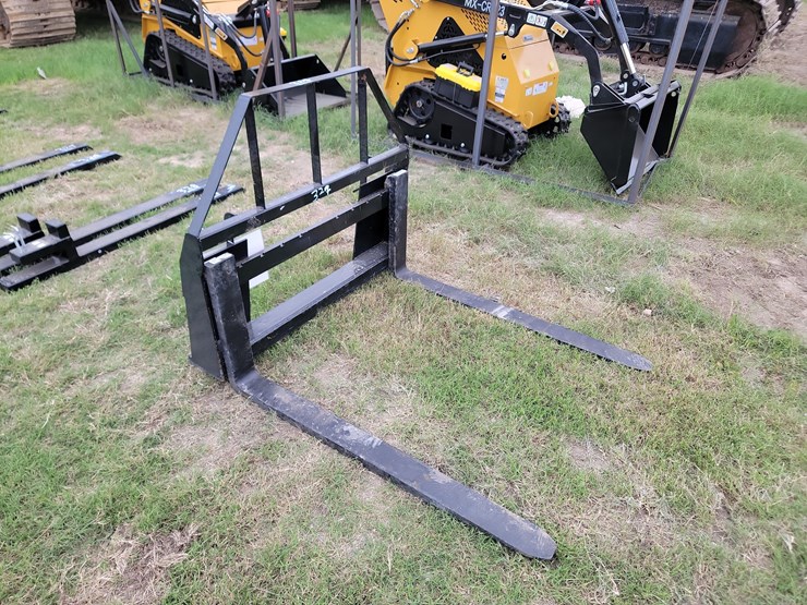NEW MOWER KING SAII100 FRAME W/ 48IN. FORKS SKID STEER ATTACHMENT by ...