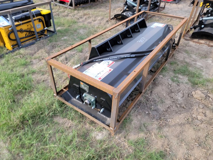 NEW MOWER KING ECSSTR072 72IN. ROTARY TILLER SKID STEER ATTACHMENT by ...