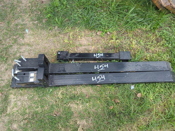 NEW WOLVERINE TF1-66-4000G ADJUSTABLE CLIP-ON PALLET FORKS SKID STEER ...