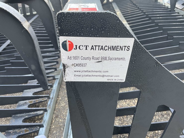 #4209 • Unused 2026 JCT Skid Steer Rock Grapple Bucket (O6) by Hansen ...