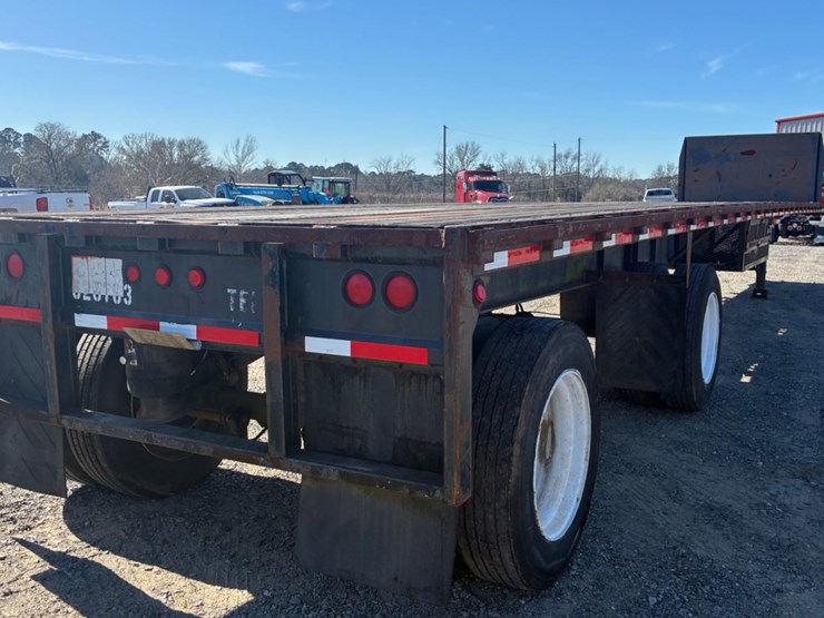 1997 DACO TRAILER 48-FT FLATBED TRAILER by Machinery Auctioneers ...
