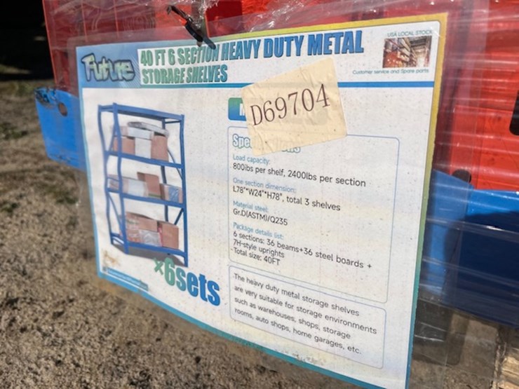 NEW Bundle Of Future Pallet Racking by Nicholson Auction Co. | Auction ...