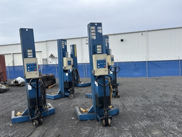 PKS PKMC-18-6 Auto Lift Columns, Qty. 6 by J. Stout Auctions | Auction ...