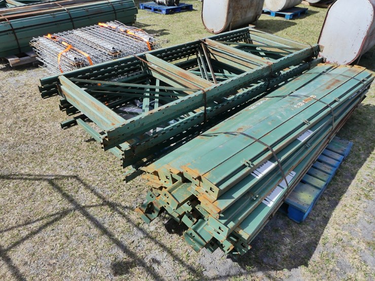 (3) Pallets of Pallet Racking by DeMott Auction | Auction Resource