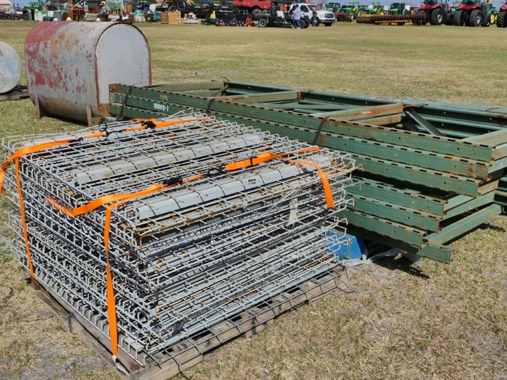 (3) Pallets of Pallet Racking by DeMott Auction | Auction Resource