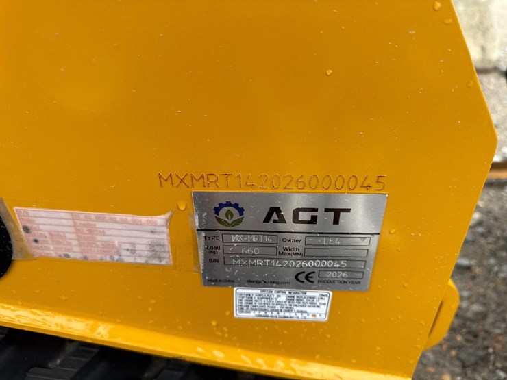 #49056 • Unused 2026 AGT MX-MRT14 Mini Skid Steer Loader ...