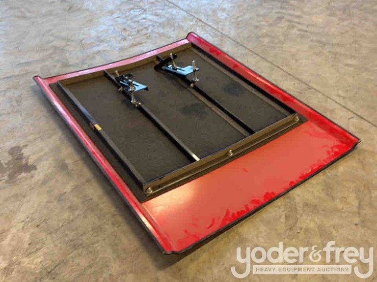 Unused Universal Red Tractor Canopy, 47"W x 56"L by Yoder & Frey ...