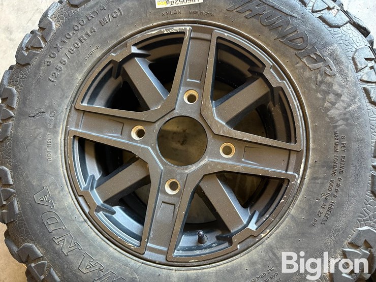 Polaris 4-Lug Wheels & Tires W/ Spacers by BigIron Auctions | Auction ...