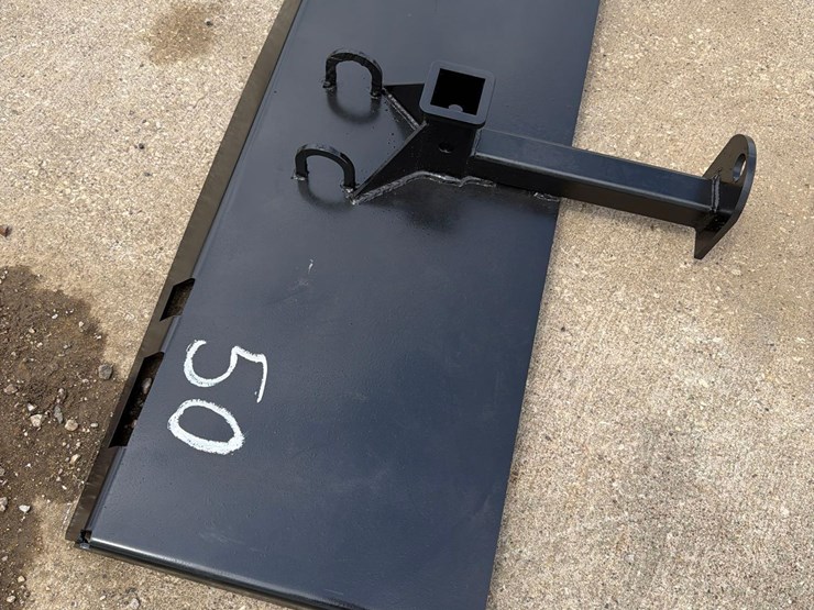 Heavy Duty Skidloader Gooseneck Receiver Hitch Back Plate by Zomer ...