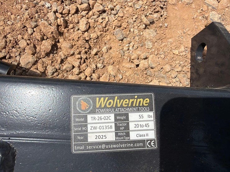 WOLVERINE SKID STEER PALLET FORK HYDRAULIC ADJUSTABLE by SAC Auctions ...