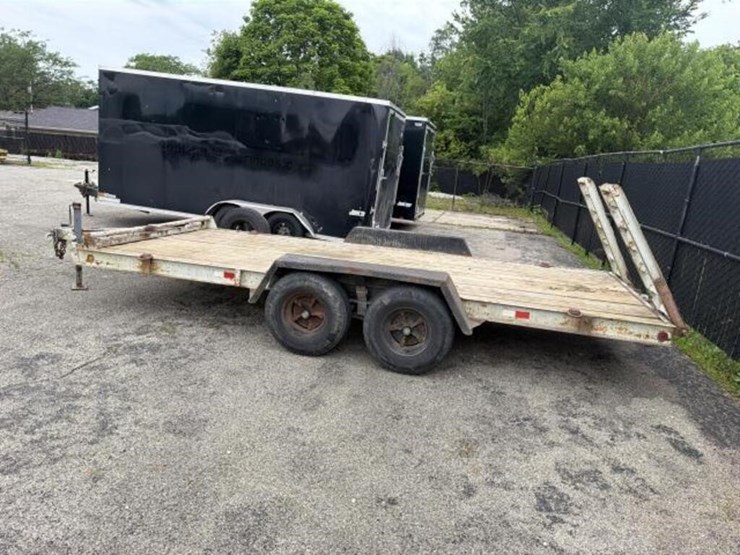 1993 HURS 15Ft Equipment Trailer by Jeff Boone & Associates Auctioneers ...