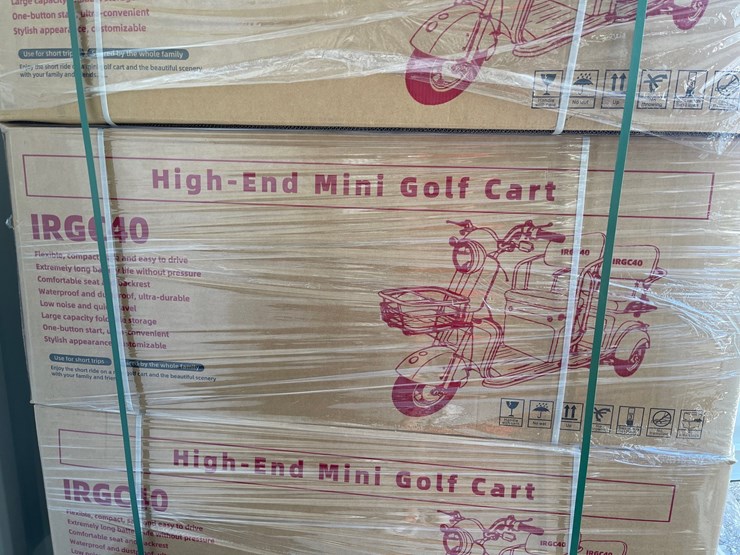 #2113 • IRGC 40 MINI GOLF CART by North Tennessee Tractor & Auction LLC ...